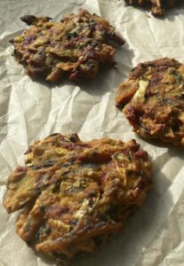 Vegan Veggie Burger Recipe (Bhaji Burger) | Sofa Dinners